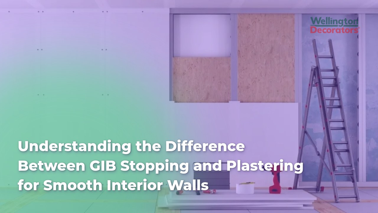 GIB Stopping and Plastering: Incredible Difference for Perfect Interior ...